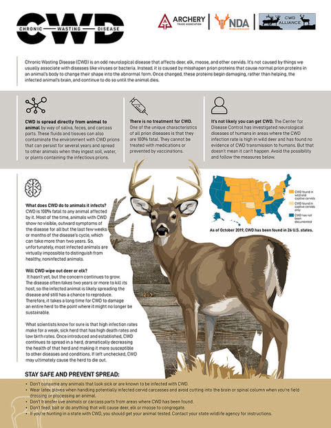 NDA Partners with ATA, CWD Alliance to Deliver Info on CWD | Outdoor Wire
