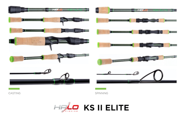 Halo’s New Super-Sensitive, Upscaled KS II Elite Series Fishing Rods ...