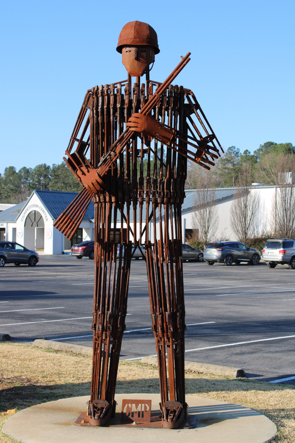 Towering Reclaimed Rifle Statues Now On Display at CMP Facilities ...