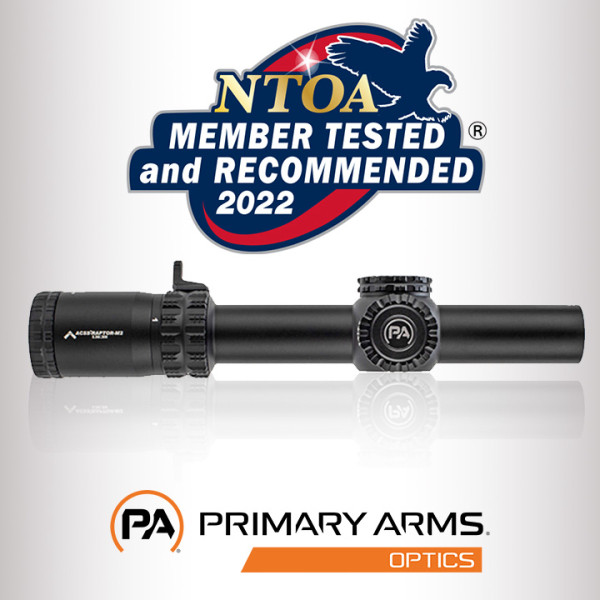 Primary Arms Optics GLx 1-6x24mm FFP Rifle Scope Wins NTOA “Gold ...
