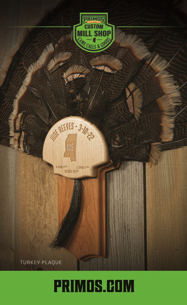 Primos Announces New Custom Mill Turkey Plaques | Outdoor Wire