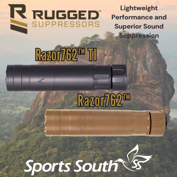 Rugged Suppressors Razor762 and Razor762 TI now available through ...