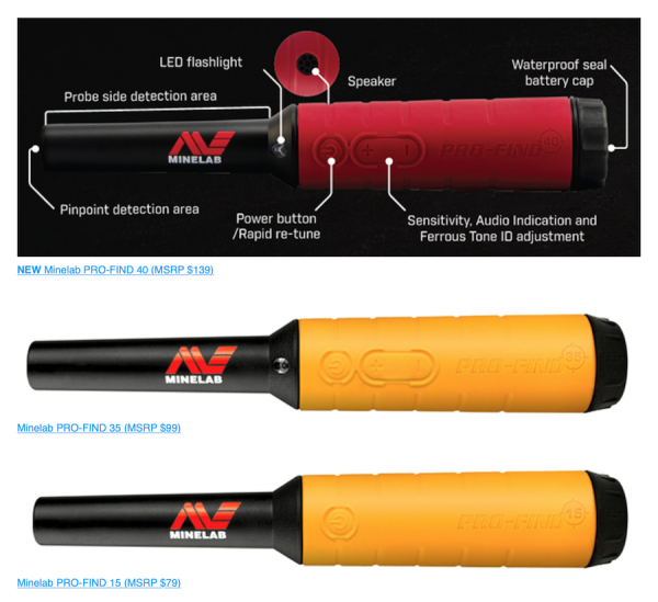 Minelab Pinpointers Leading the Pack | Outdoor Wire