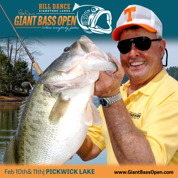 Bill Dance Giant Bass Open at Pickwick Feb. 10-11 | Water Wire